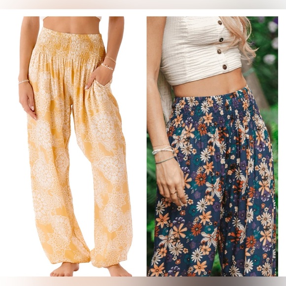 lotus & Luna | Pants & Jumpsuits | Lotus Luna Harem Pants Bundle L 0 ...